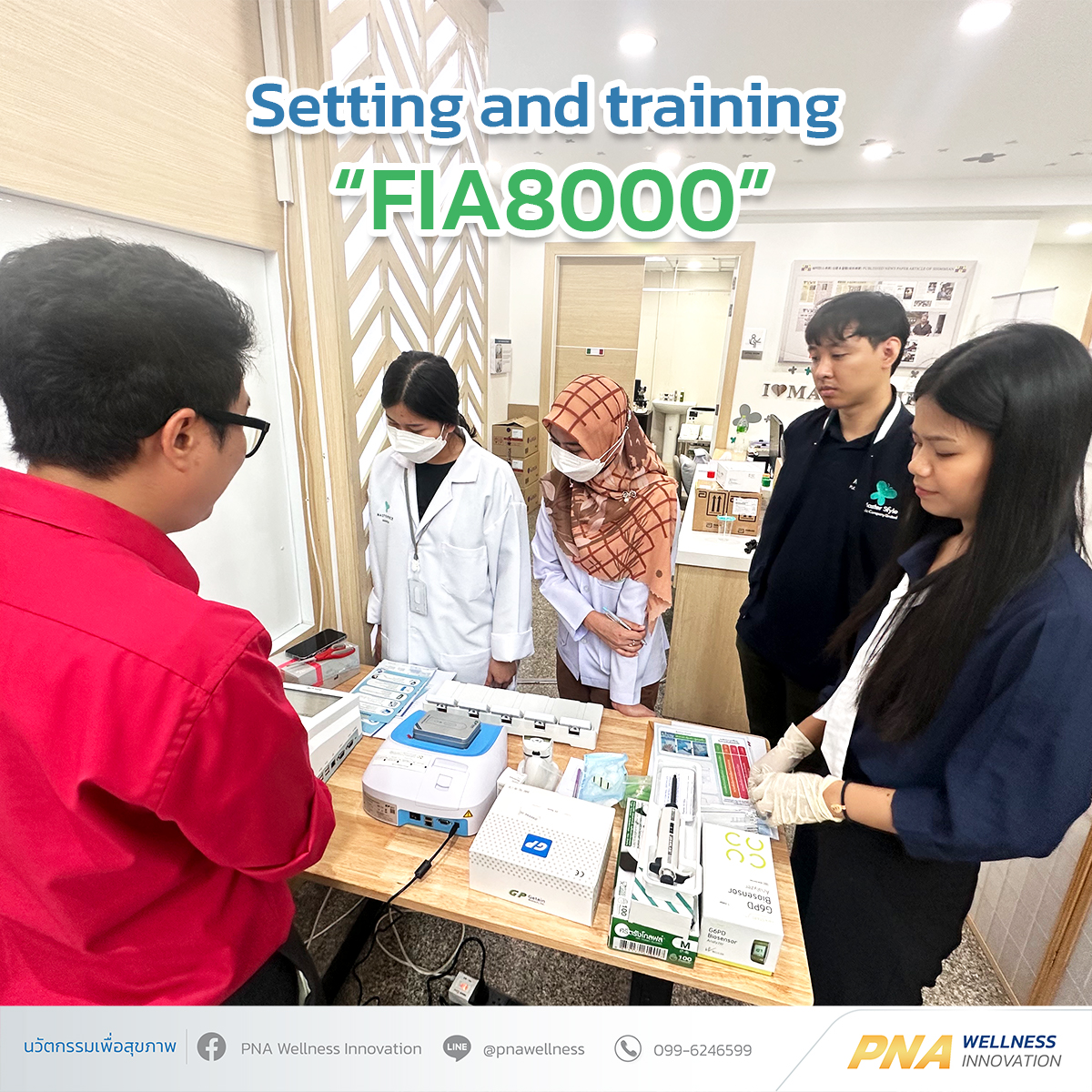 Demonstration and Setting “MASTERPIECE” – PNA Wellness Innovation